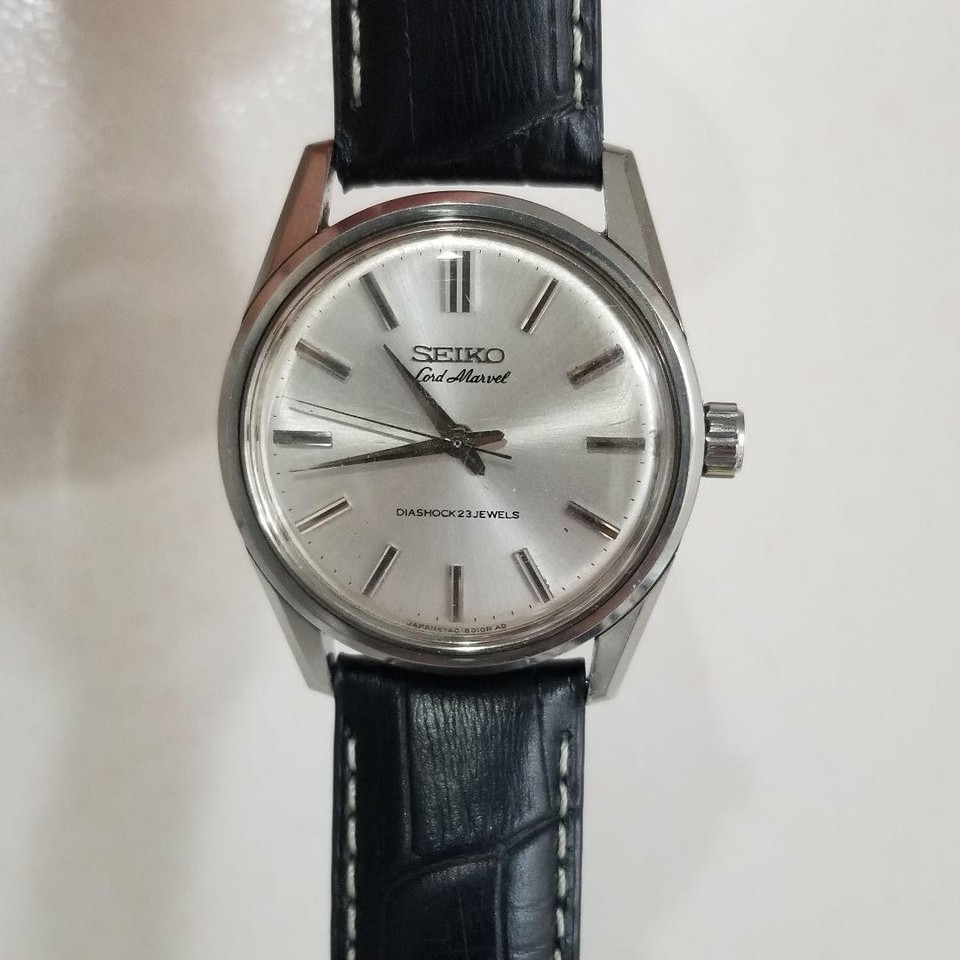 Seiko Lord Marvel 1967 Steel Watch Cursive Logo Rare Vintage Working | eBay