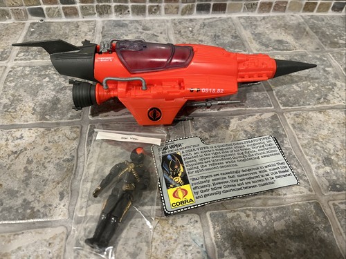 1988 GI JOE STELLAR STILETTO 100% complete w /STAR VIPER and ID Card ...