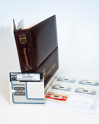 TRS-80 Super SCRIPSIT Software CD plus training cassettes | eBay
