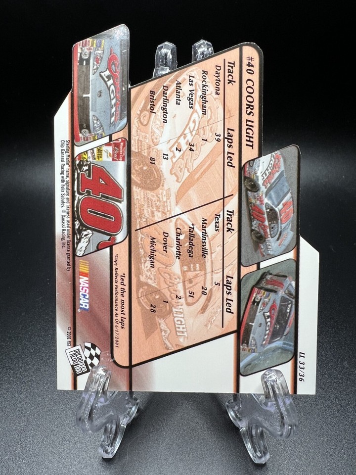 2001 Press Pass Stealth NASCAR - Lap Leader #LL33 Sterling Marlin | eBay