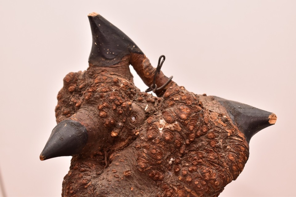 RARE Vintage Native American Figural Indian Chief Penobscot Root War ...