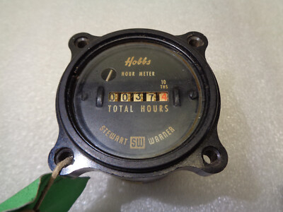 HOBBS STEWART WARNER AIRCRAFT HOUR METER MI-986