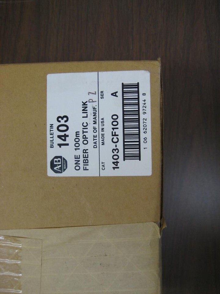 ALLEN BRADLEY 100 METER SERCOS FIBER OPTIC CABLE 1403-CF100 | eBay