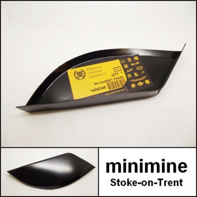 Classic Mini Scuttle To Wing Gusset Closing Panel R/H 14A8348 off side ...
