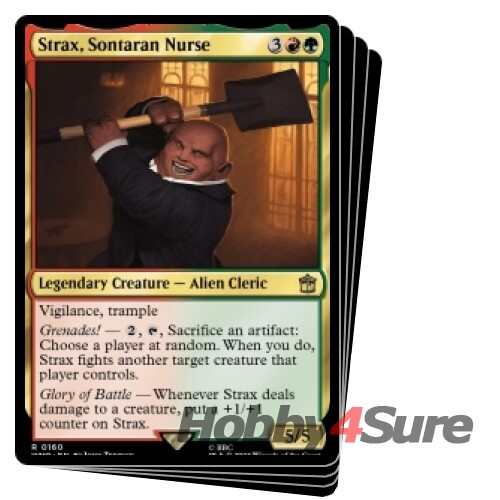 Strax, Sontaran Nurse X4 M/NM Magic MTG Universes Beyond: Doctor Who | eBay