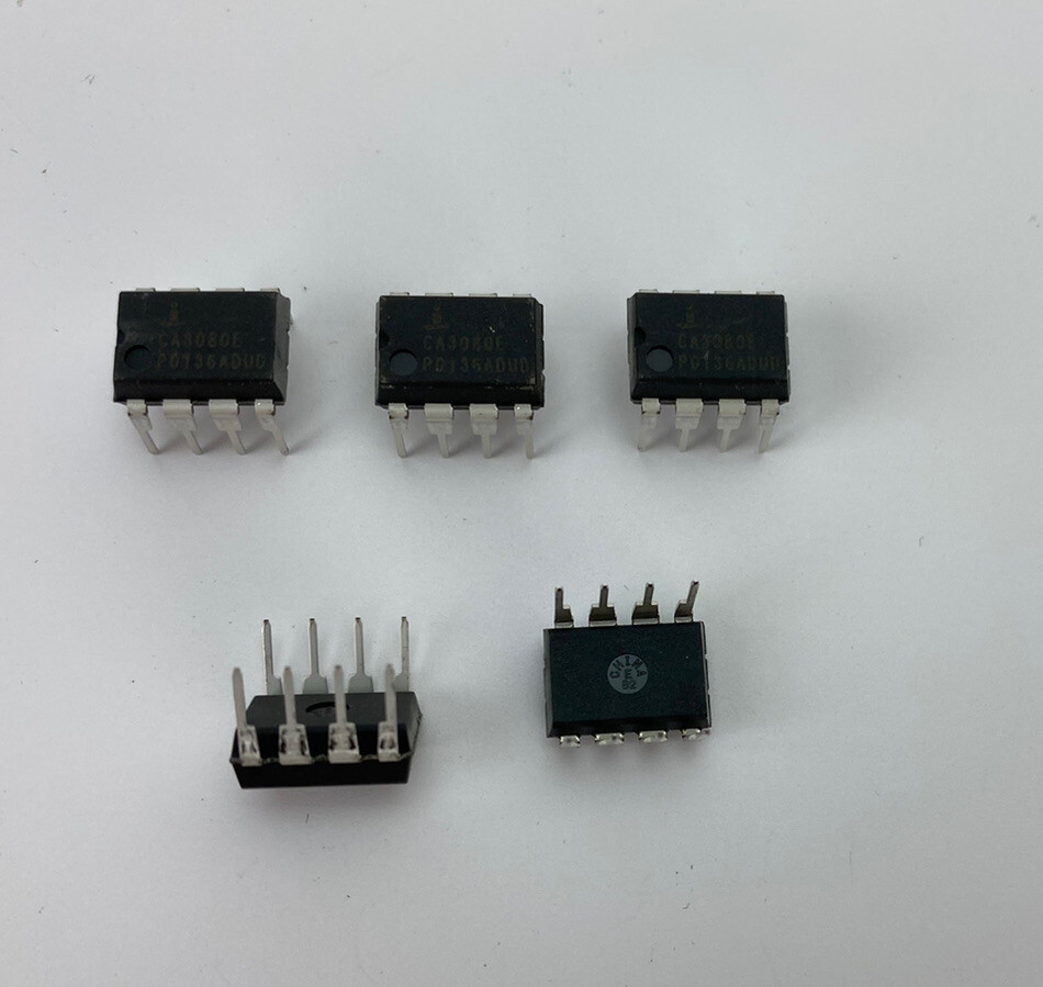 Intersil CA3080E 8pin DIP OP Amp Transconductance 2MHz, 5pcs | eBay