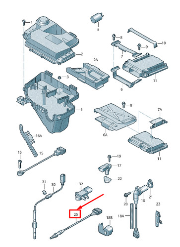 NEW AUDI A6 AVANT C6 LAMBDA OXYGEN SENSOR 07L906265J ORIGINAL | eBay