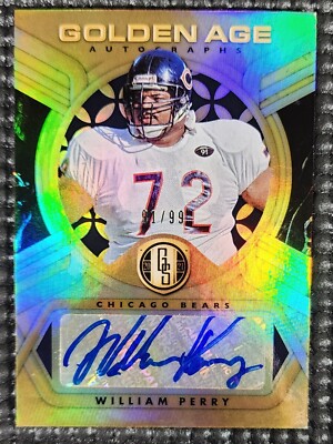 2021 Panini Gold Standard William Refrigerator Perry Golden Age ...