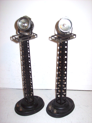 SIX-Marx 436 Searchlight Tower Black Spotlight with Metal Chrome ...