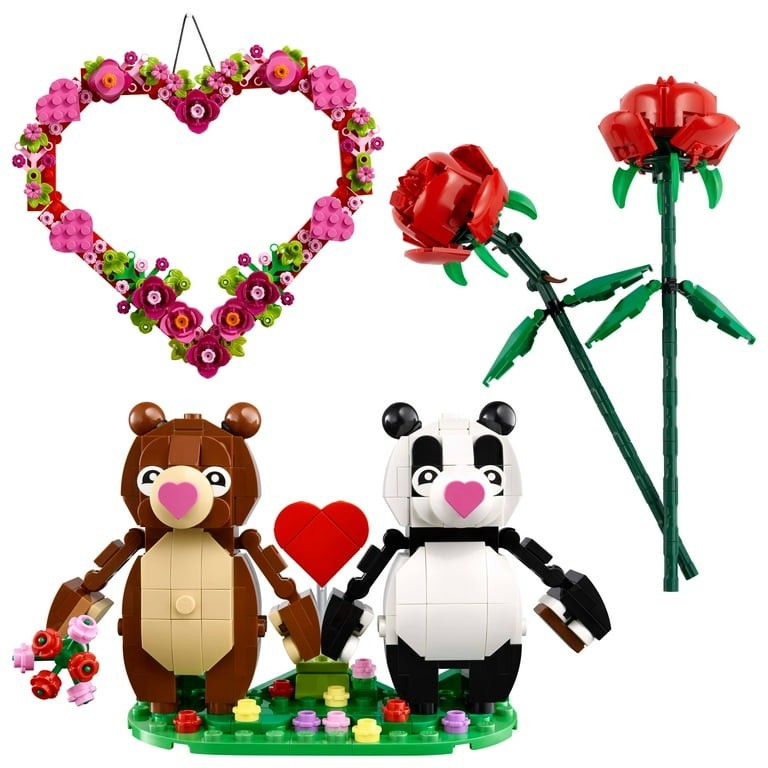 LEGO 66817 Hearts & Flowers Gift Set – Valentine’s Day Kids Toy – New ...