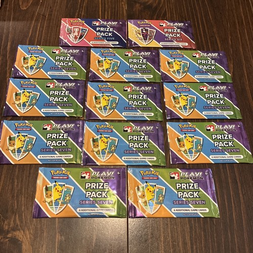 Pokémon Play League Prize Pack Series 6 & 7 Six Seven Sealed Lot Of 14 ...