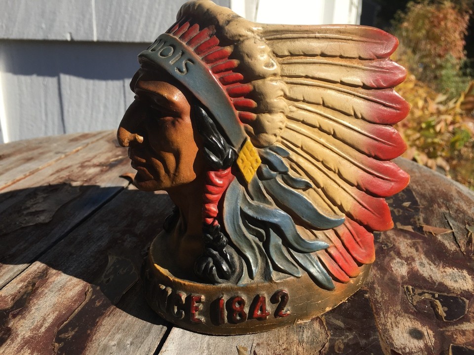 Iroquois Brewing Indian Head Beer. Buffalo NY Foam Scraper Holder | eBay