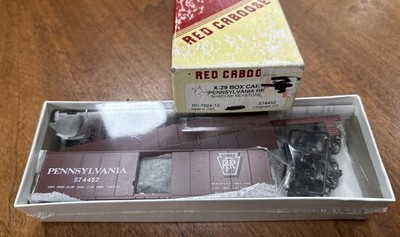 Red Caboose HO Kit RC-7024-10 X29 Boxcar Pennsylvania Shadow Keystone ...