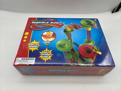 Toysmith STEM Learning 80Piece Marble Run Building Toy Set, For Boys ...