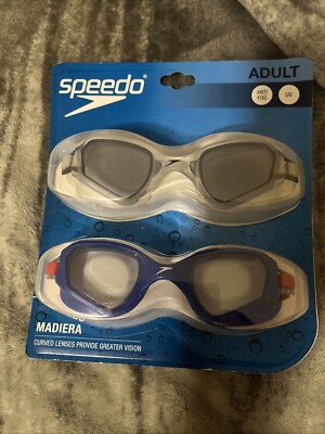 Speedo Adult Unisex Swim Goggles 2-pack | eBay