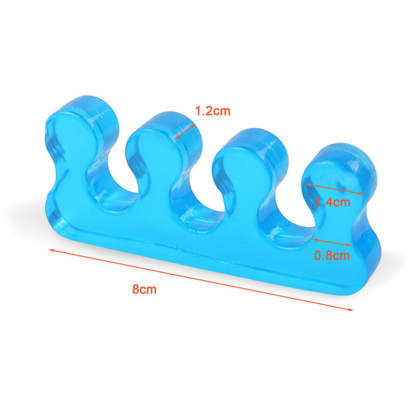 2Pcs Soft Silicone Toe Separator Flexible Finger Spacer Manicure ...