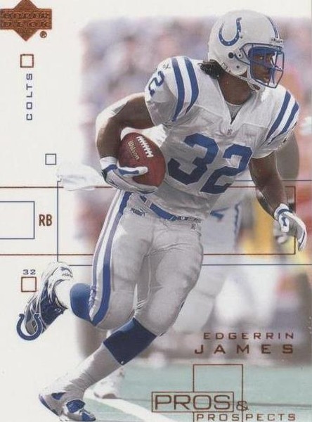 2001 Upper Deck Pros & Prospects - #37 Edgerrin James for sale online ...