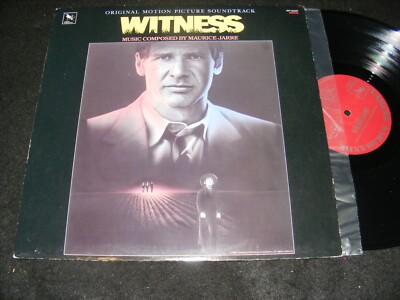 MAURICE JARRE Witness Soundtrack LP Varese Sarabande HARRISON FORD ...