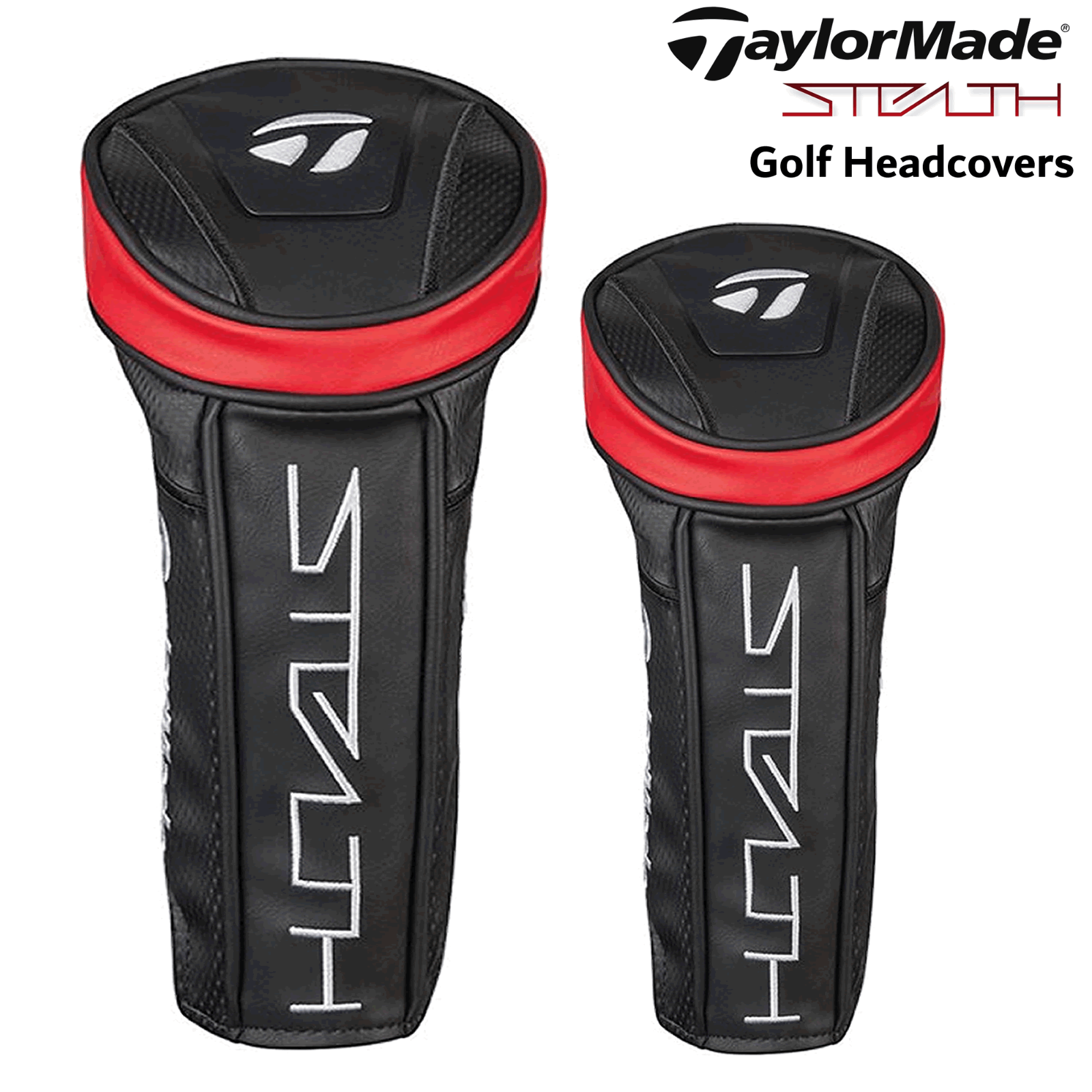 TAYLORMADE GOLF HEAD COVERS STEALTH HEADCOVERS DRIVER FAIRWAY HYBRID ...