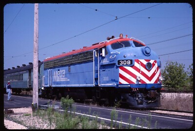 Original Rail Slide - RTA Metra 308+ Union IL 9-5-2001 | eBay
