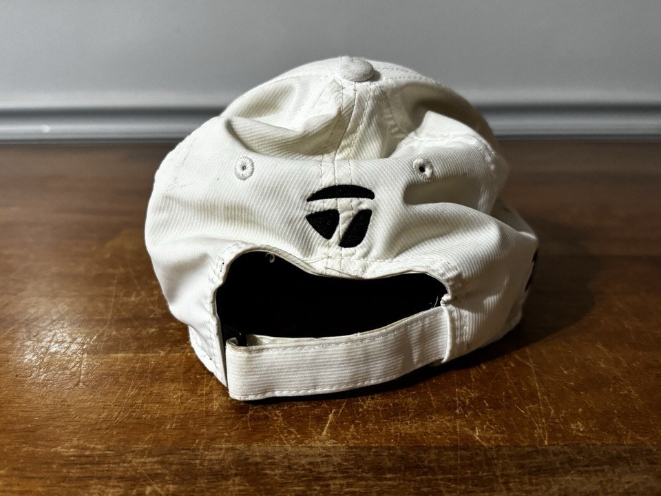 Taylormade Golf Hat Tp5 White Adjustable Adult Strapback Golfing | eBay