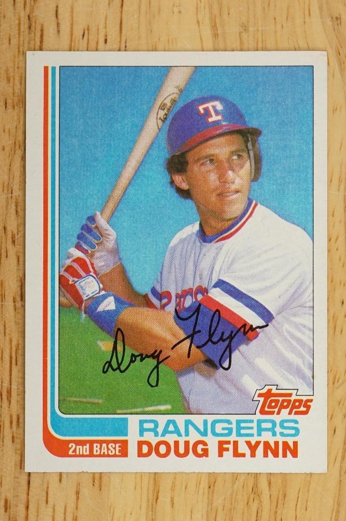 1982 Topps Baseball Card DOUG FLYNN Texas Rangers 2nd Base 33T | eBay