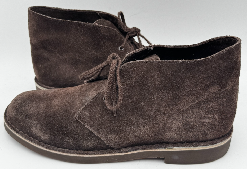 Clarks Bushacre 2 Men's Shoes Size 9 Brown Suede Lace Up Ankle Chukka ...
