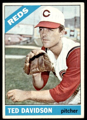 1966 Topps Ted Davidson + Cincinnati Reds #89 | eBay