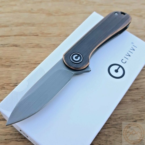 Civivi Mini Elementum Folding Knife 1.8" 14C28N Steel Blade Rubbed ...