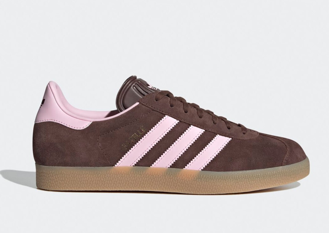 adidas Originals GAZELLE gum MEN'S SHOES suede pink brown JH5666 | eBay
