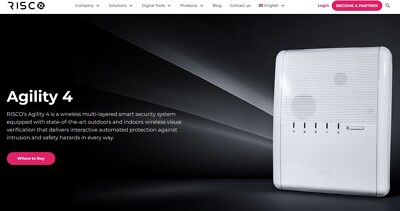 Risco Agility 4 DIY Home Alarm Kit Wireles HUB ONLY with WiFi Module ...