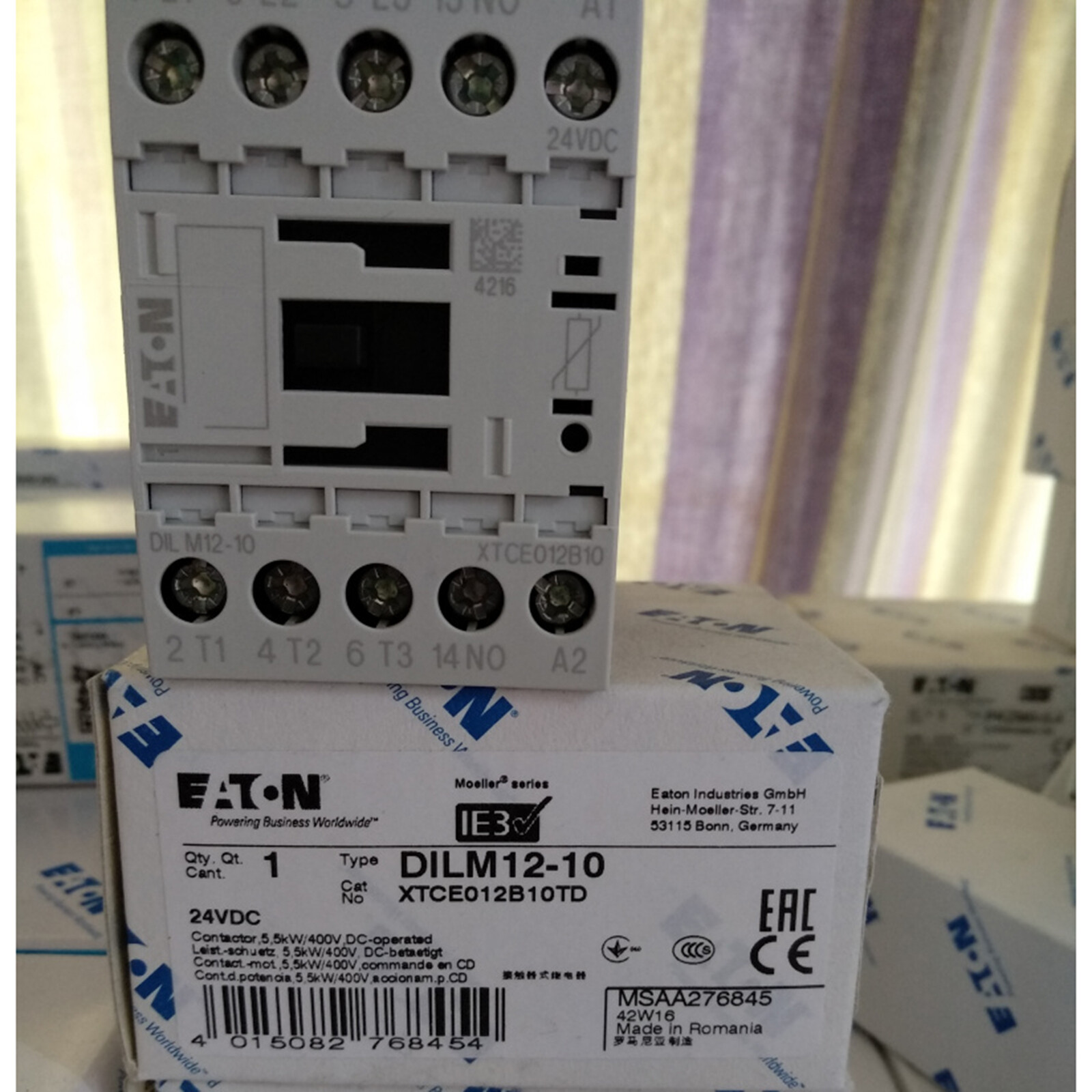 Eaton Moeller Dilm12-10 Contactor Xtce012b10 Coil 24v for sale online ...