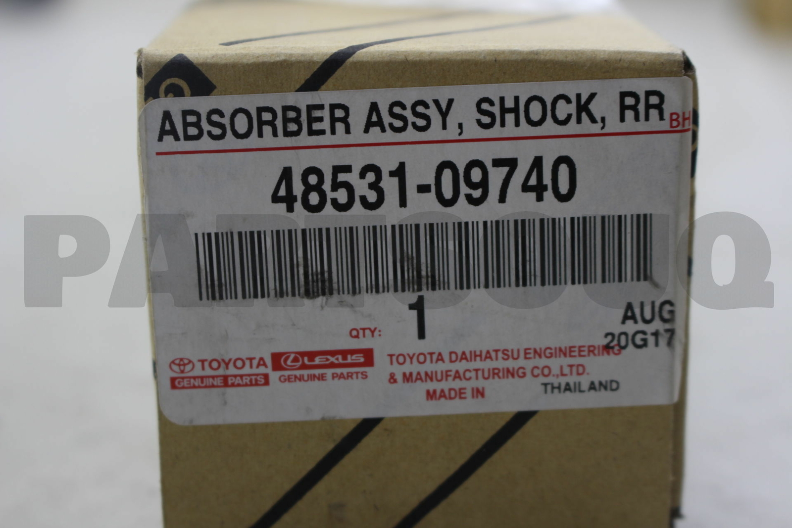 4853109740 Genuine Toyota ABSORBER ASSY, SHOCK, REAR, RH/LH 48531-09740 ...