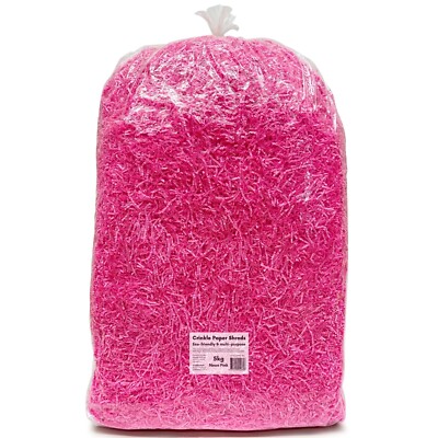 Crinkle Paper Shreds Neon Pink Shredded Hamper Filler Fill Hot Gift Box ...