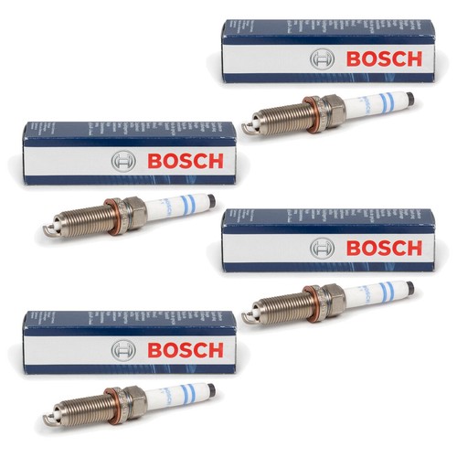 4x BOSCH 0241140537 VA6SIP80 Zündkerze für MERCEDES W176 W177 W246/247 ...