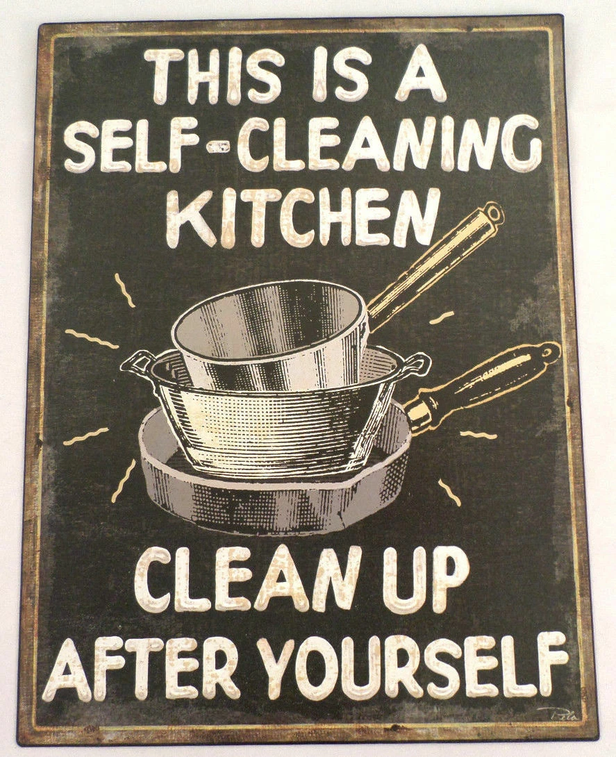 Clean Kitchen Signs