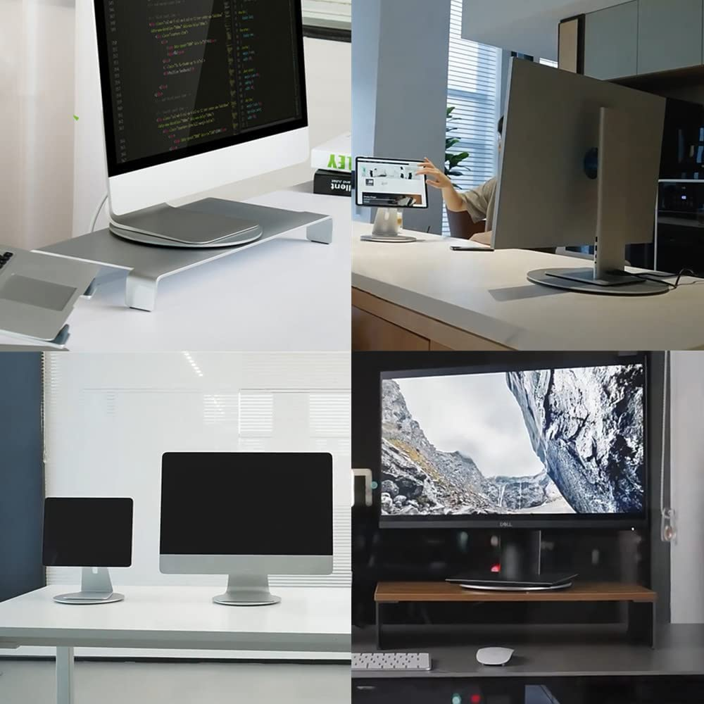 360° Rotation Monitor Swivel Base Aluminum Alloy Computer Monitor ...