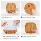 7 Colour Defuser Humidifier Electric Air Diffuser Purifier Ultrasonic ...