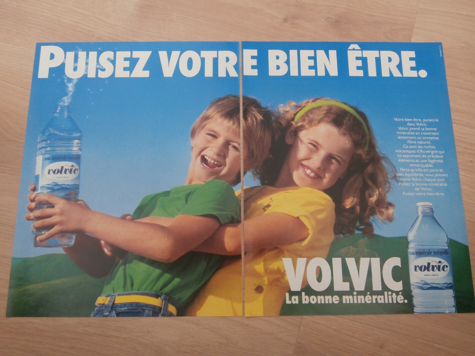 VOLVIC, VINTAGE CLIPPINGS, PUBLICITES, ADVERTISINGS, 2 PAGES | eBay