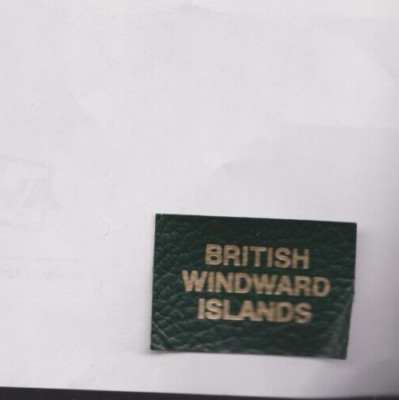 SCOTT LABEL "BRITISH WINDWARD ISLANDS", FOR SPECIALITY SERIES BINDERS ...