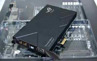 Asus Thunderbolt Audio / Lan Combo Card | eBay