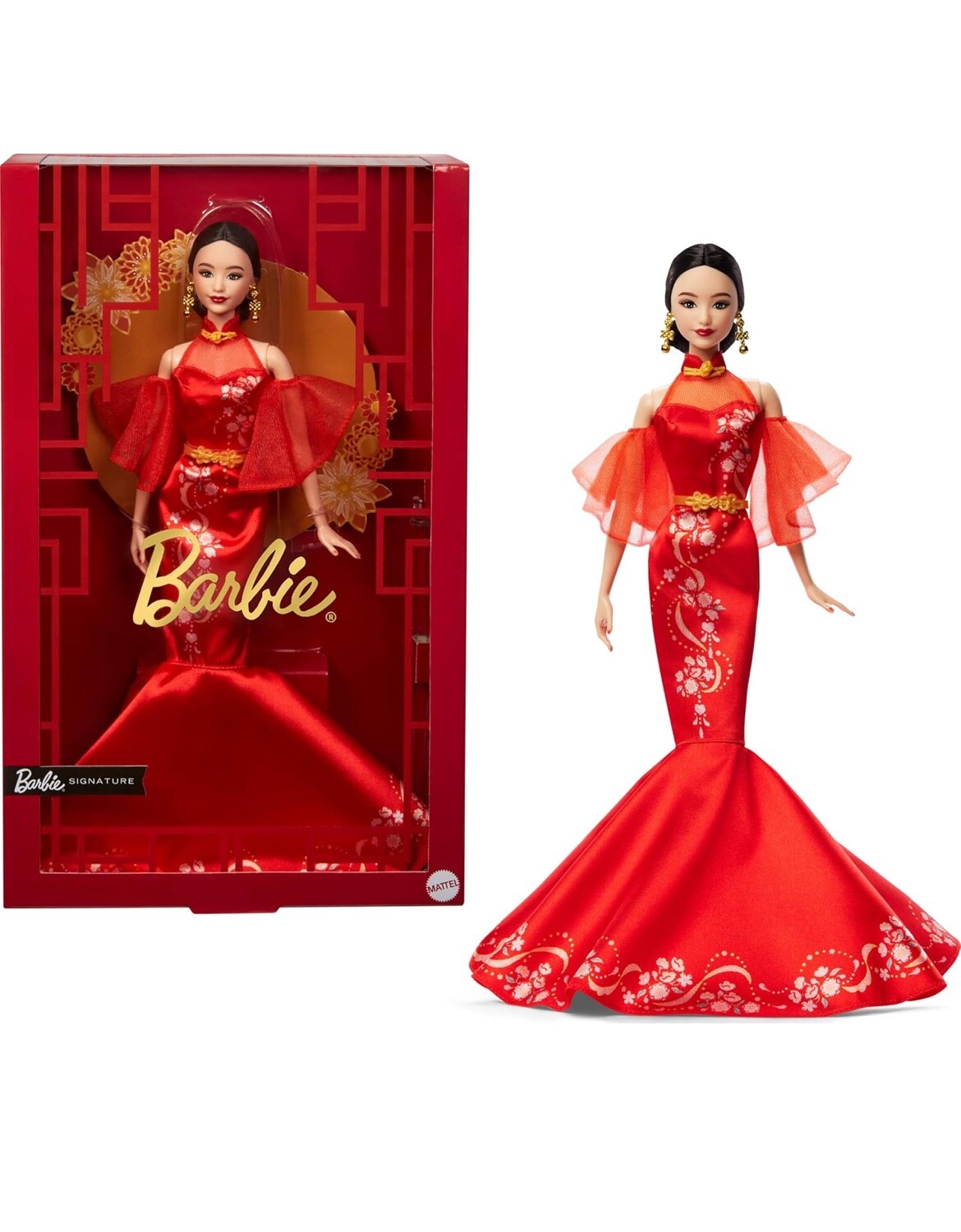 Barbie Lunar New Year Doll 2025 Qipao Dress Joyce Chen Signature ...