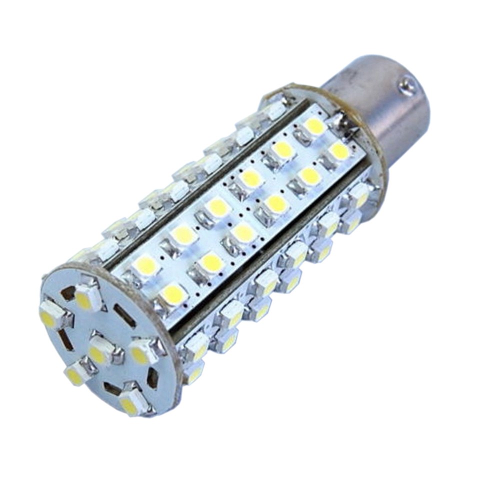 4-Pack HQRP BA15s Base 66 LEDs Bulb for 1141 1156 Lance Travel Light ...