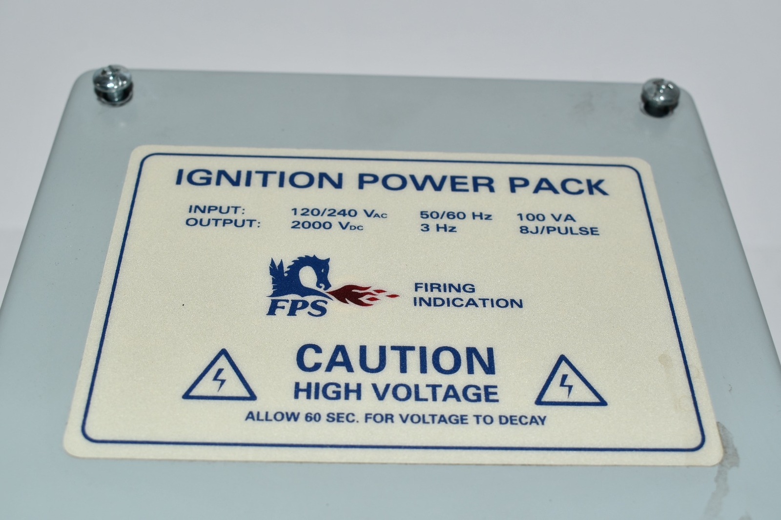 FPS Fossil Power Systems 9050-1100 Ignition Power Pack 100va 120/240v ...