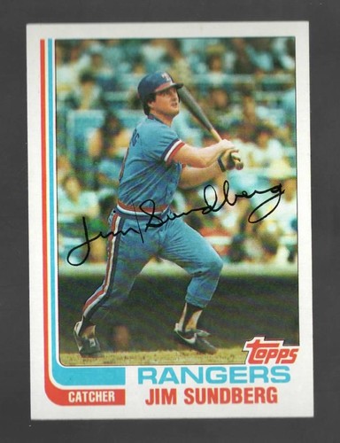1982 Topps Jim Sundberg Texas Rangers #335 Excellent | eBay