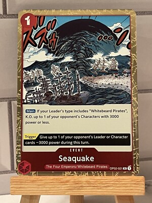 One Piece TCG English Paramount War Seaquake OP02-021 - Event | eBay