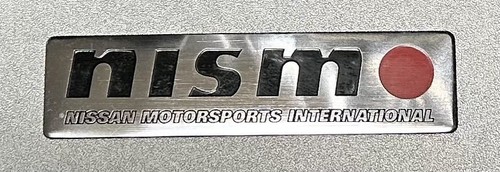 Nismo Mid Logo Metal Emblem Badge Nissan Rare R32 S13 S14 S15 R33 GTR ...