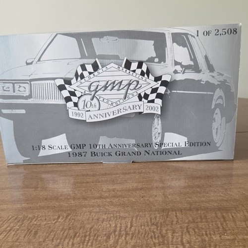 GMP 10th Anniversary Special Edition 1987 Buick Grand National 1:18 ...