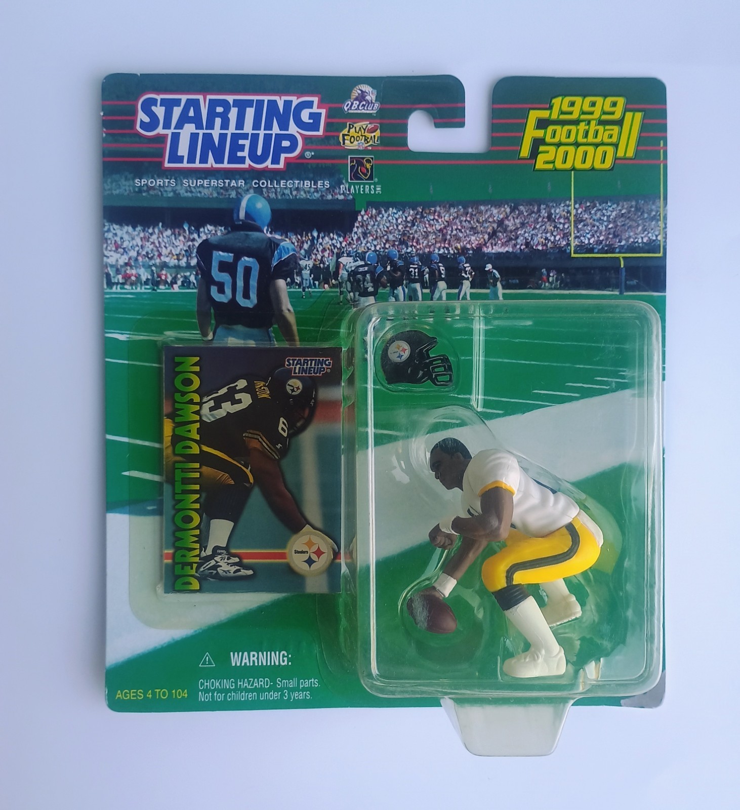 1999 Hasbro Dermontti Dawson Pittsburgh Steelers Starting Lineup NFL ...
