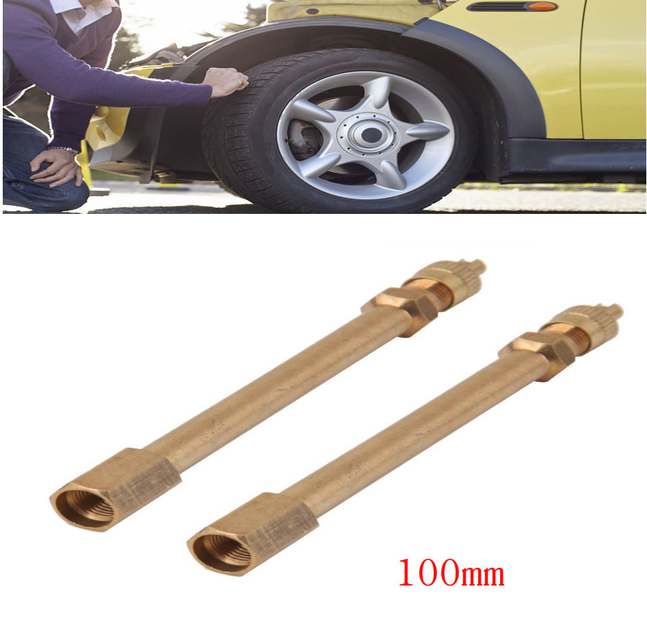 Tyre Valve Extension Rod Wheel Extender Cap Stem 100mm For Car Truck ...